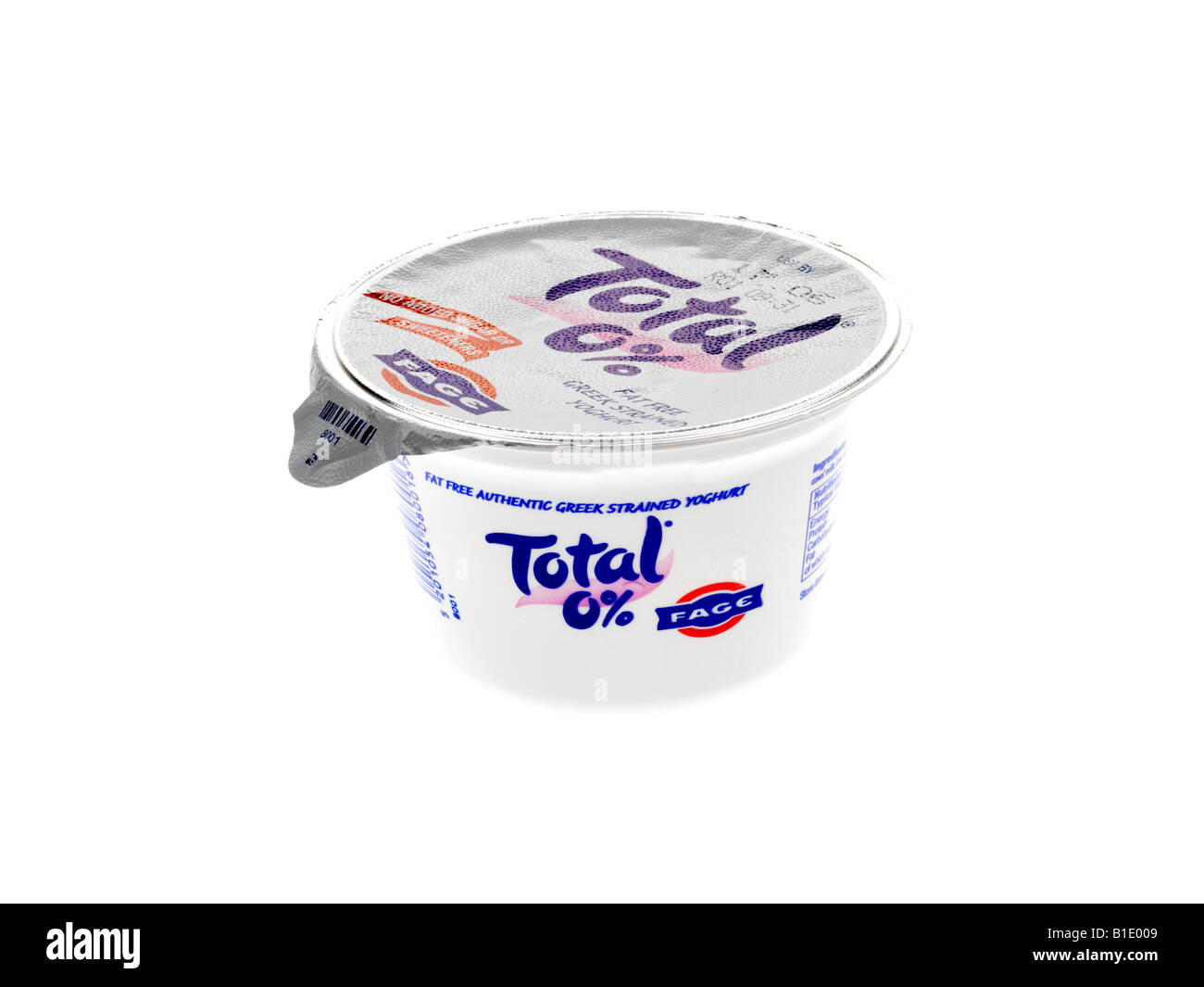Pot of Fat Free Greek Yogurt Stock Photo - Alamy
