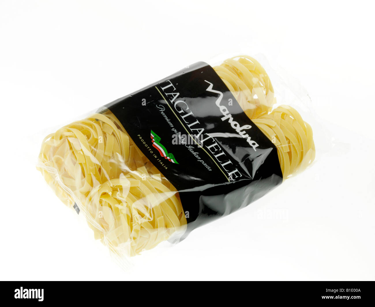 Bag of Tagliatelle Pasta Stock Photo - Alamy