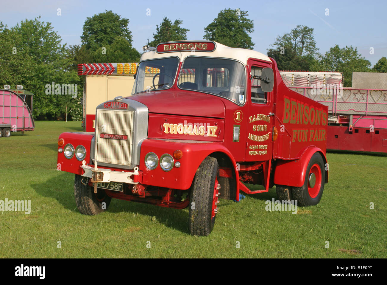 Classic British Trucks Stock Photo - Alamy