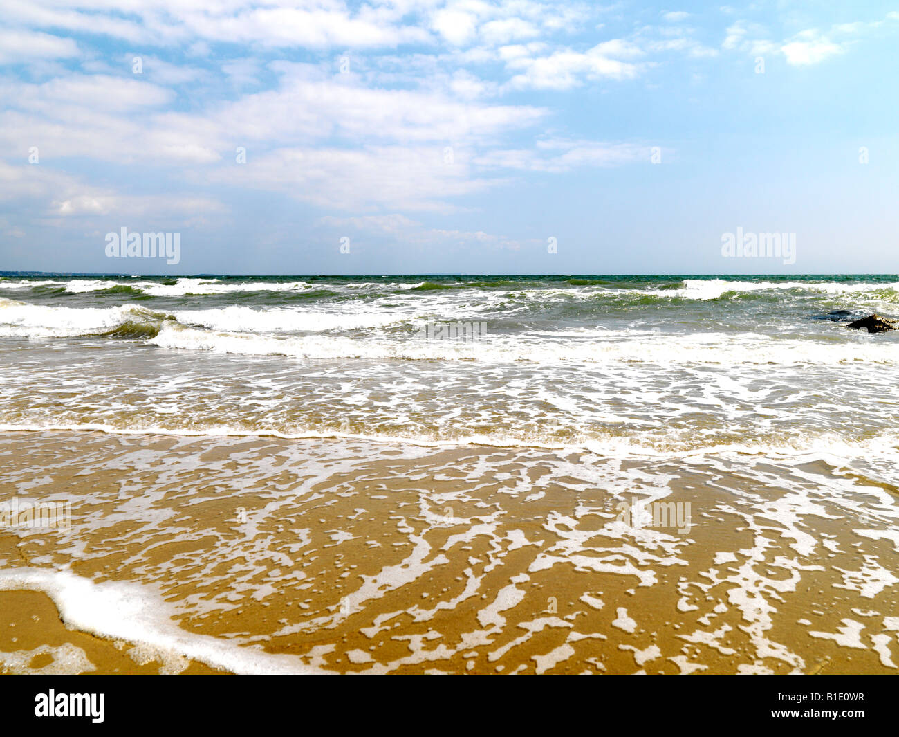 Seascape Or Landscape Views Of The Ocean And Sea Against The Sky With ...