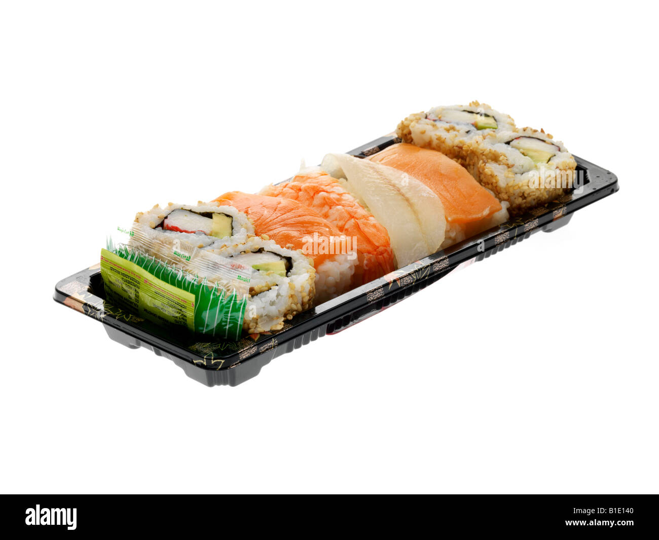 Tray of Sushi Stock Photo - Alamy