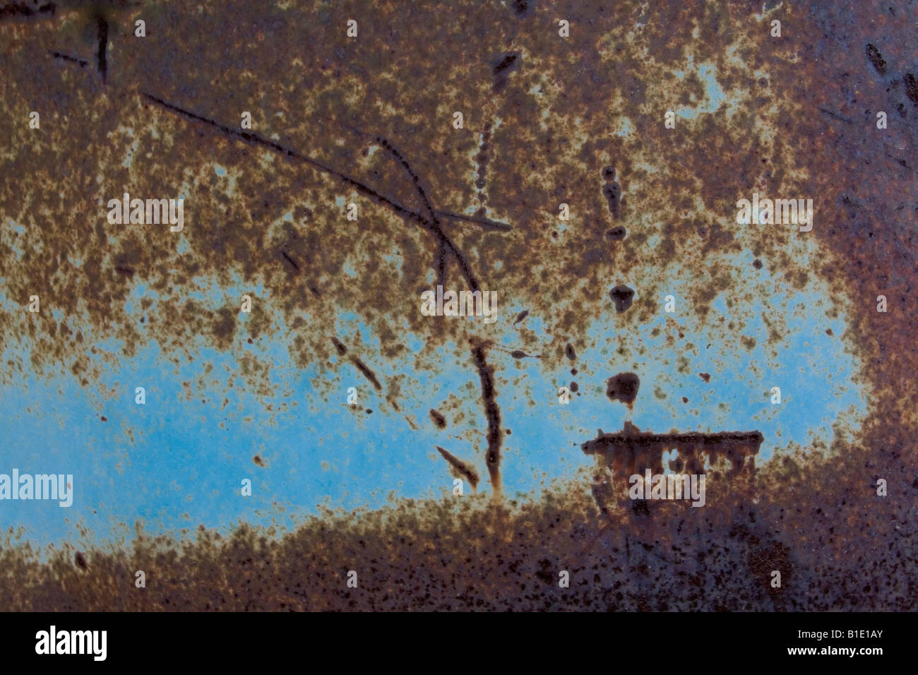 Scratch marks on blue metallic hi-res stock photography and images - Alamy