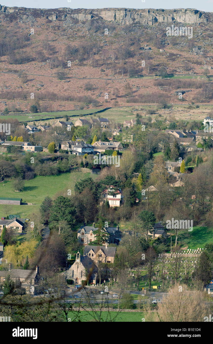 Curbar village in Derbyshire "Great Britain Stock Photo - Alamy