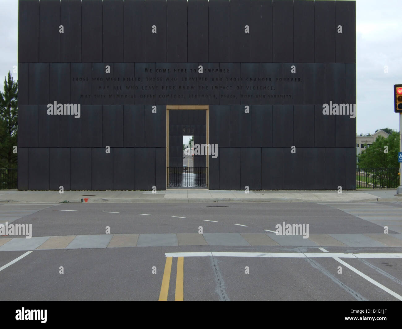 USA Oklahoma Oklahoma City The Murrah Federal Building bombing Memorial ...