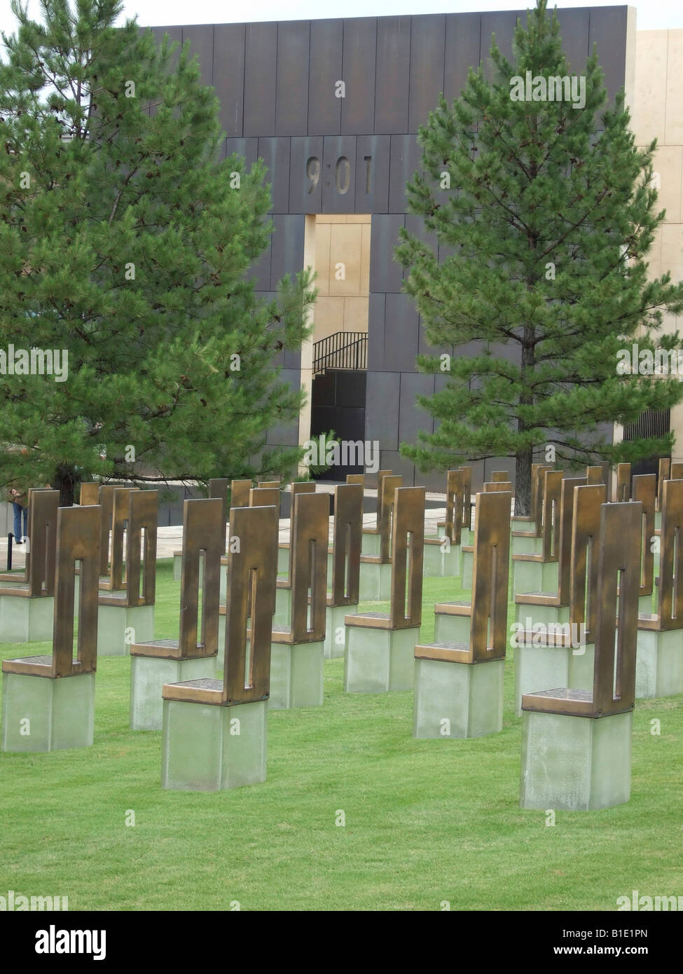 USA Oklahoma Oklahoma City The Murrah Federal Building bombing Memorial ...