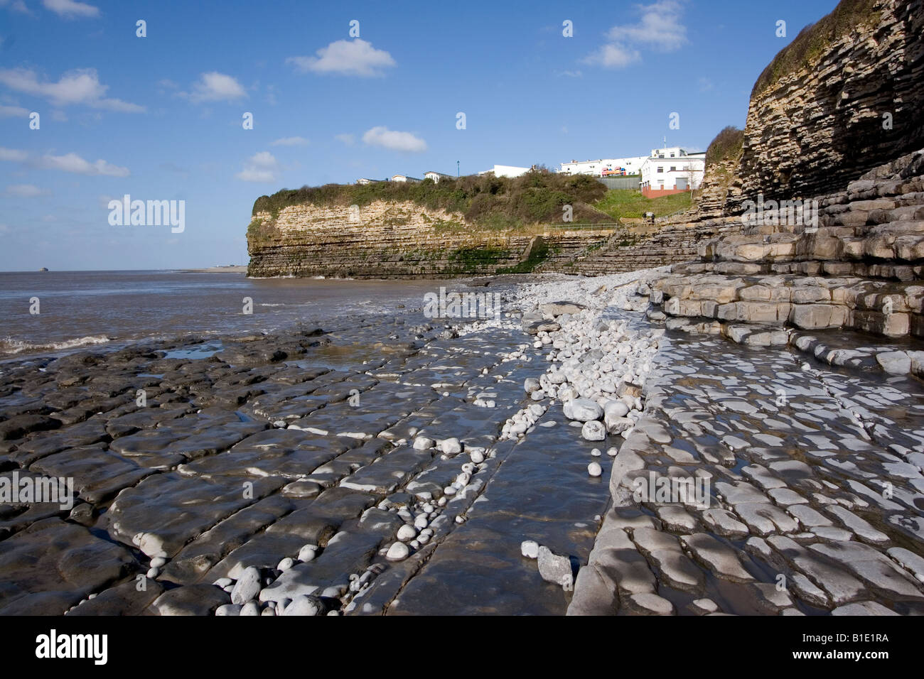 Fontygary Bay and Holiday Caravan Park Rhoose, South Glamorgan, Wales ...