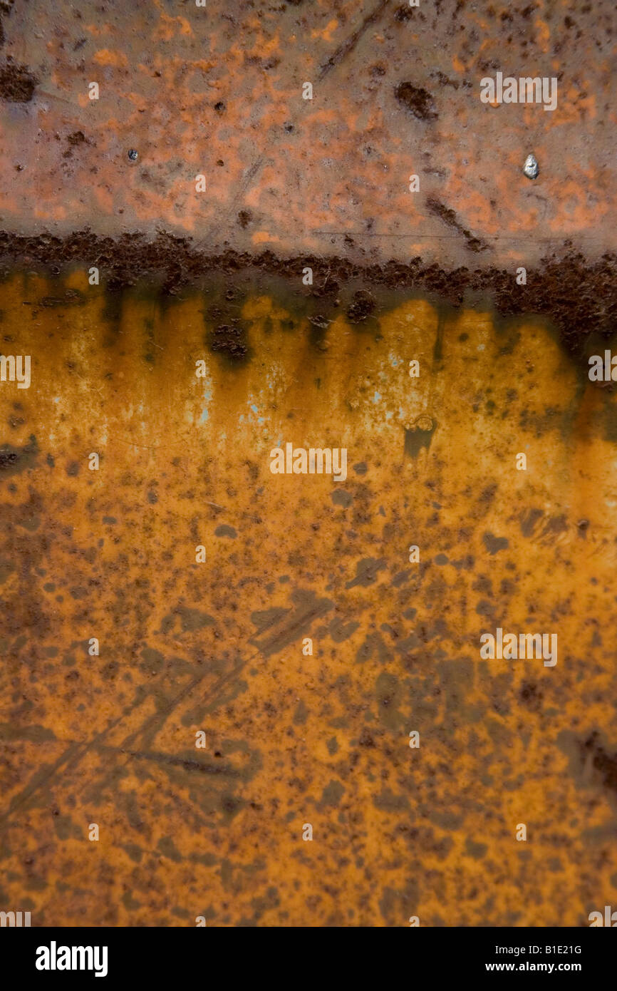 Bright golden orange rust coloured metallic background Stock Photo - Alamy