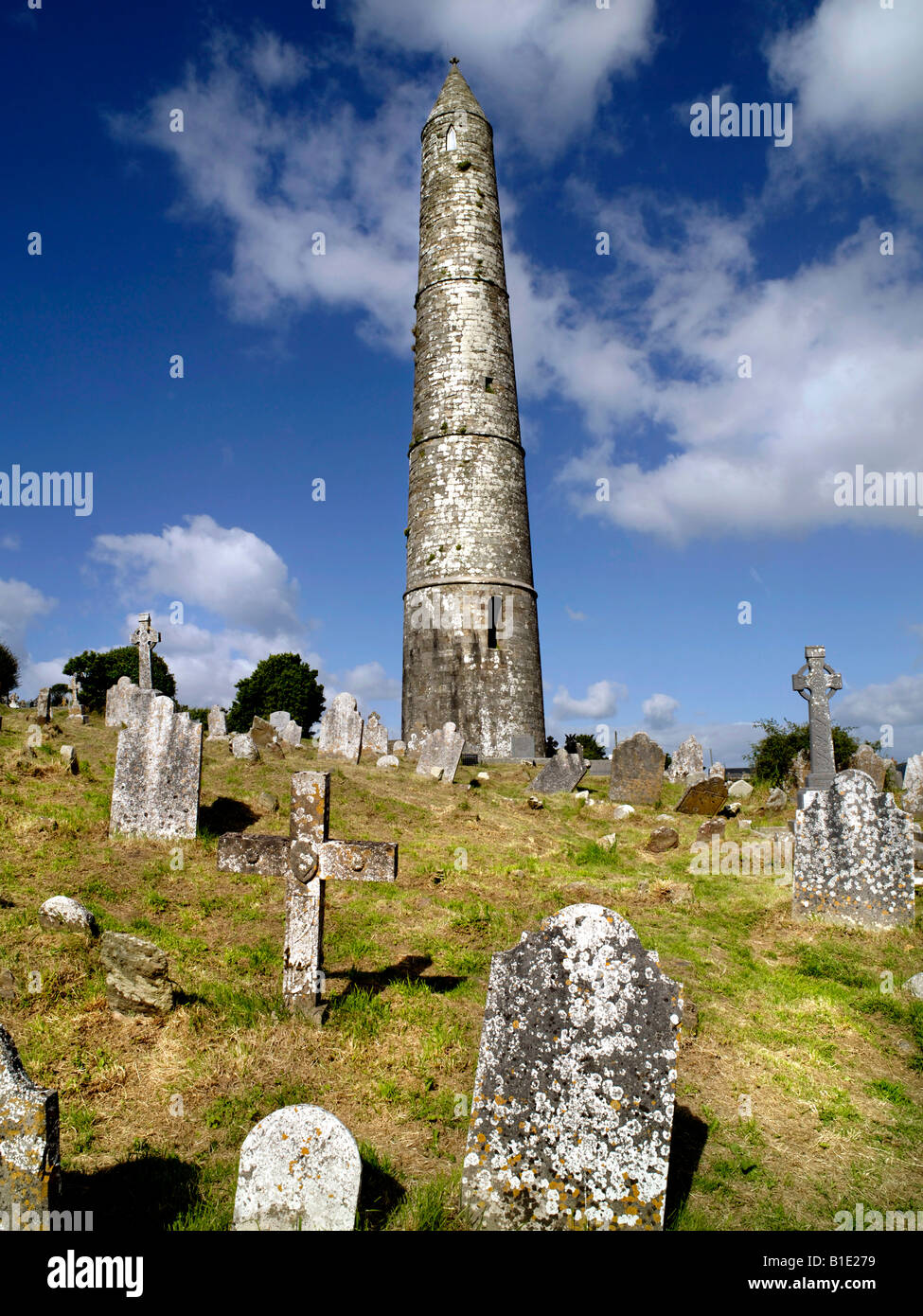 Ardmore Round Tower Waterford Ireland Stock Photo - Alamy
