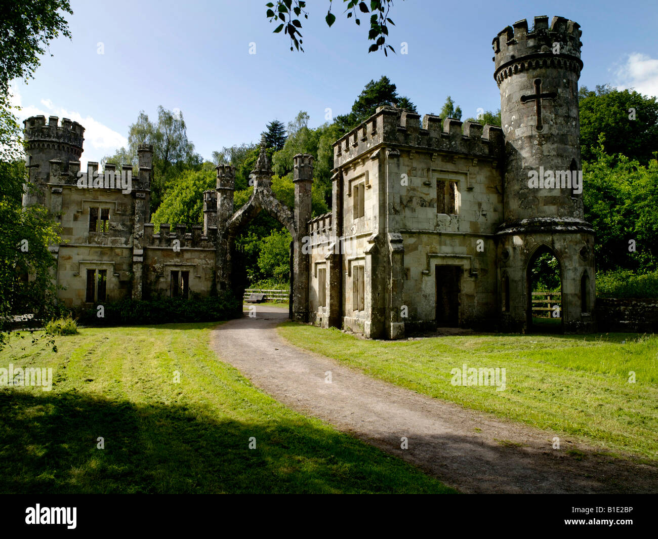 Ballysaggartmore Towers Lismore Waterford ireland Stock Photo - Alamy