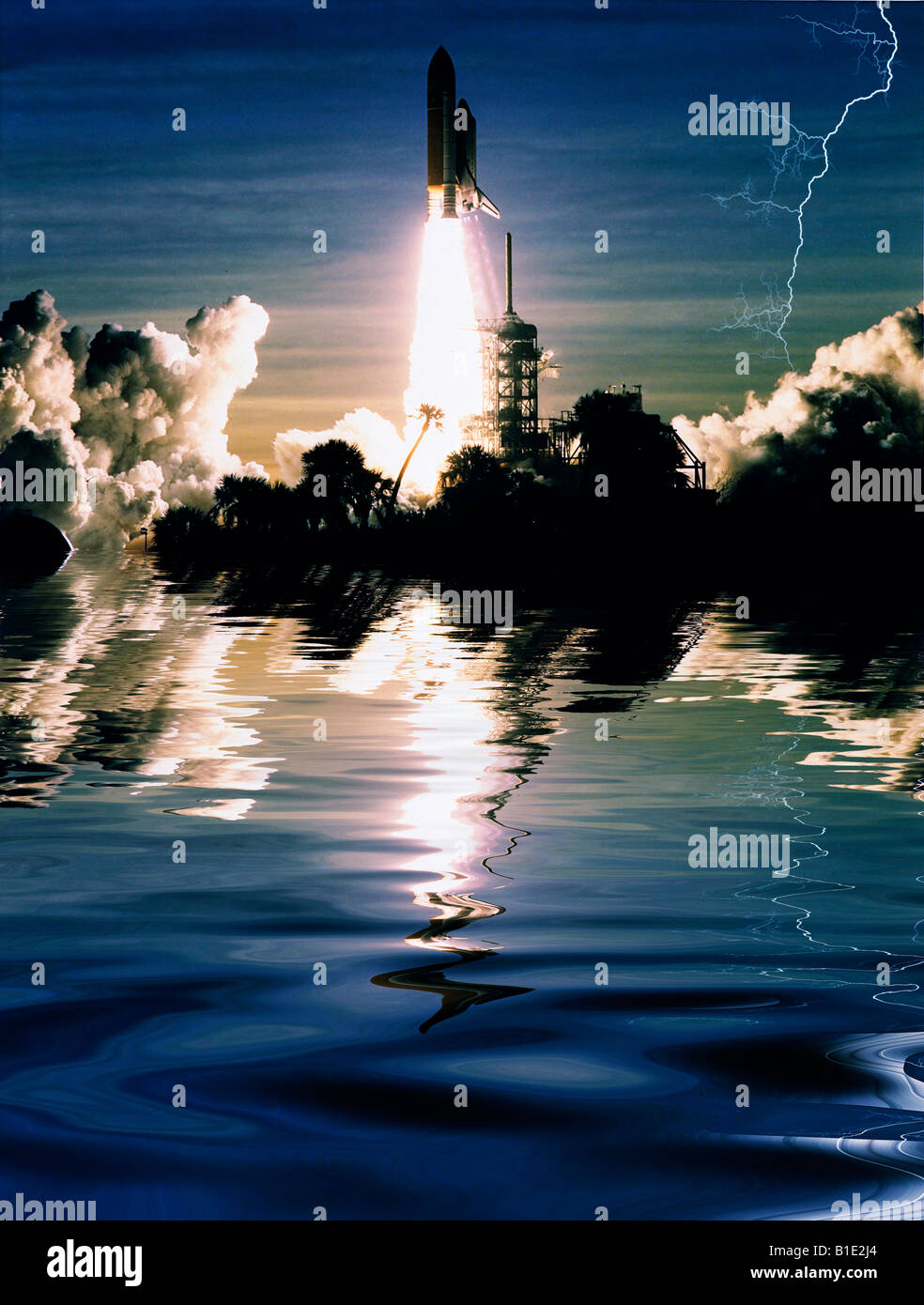 Space shuttle launch hi-res stock photography and images - Alamy