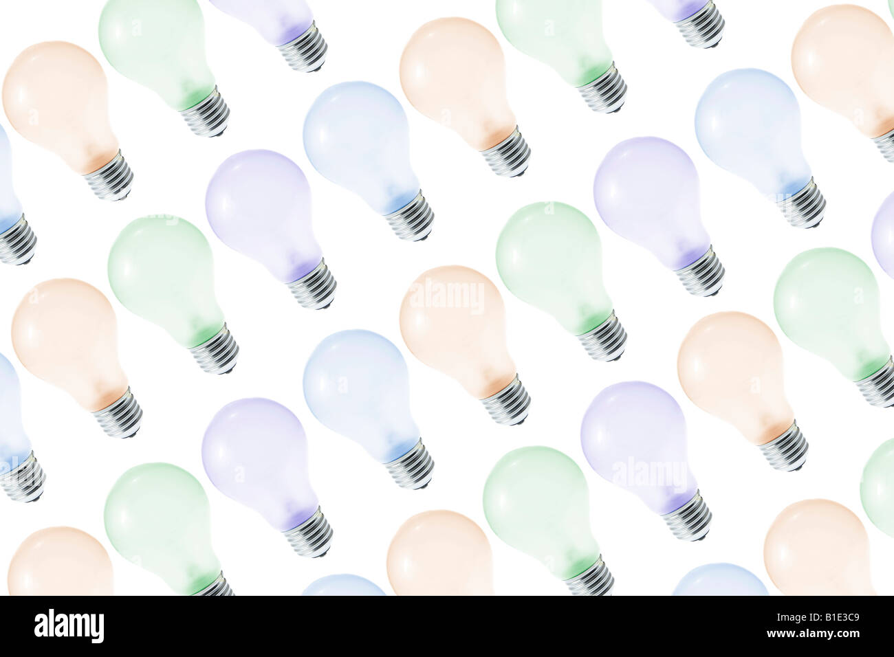 Coloured lightbulbs hi-res stock photography and images - Alamy