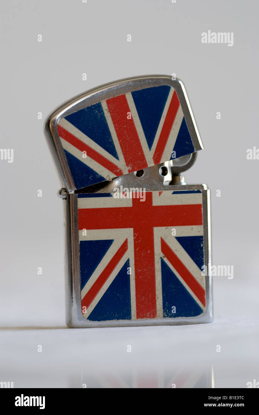 union jack cigarette lighter Stock Photo - Alamy