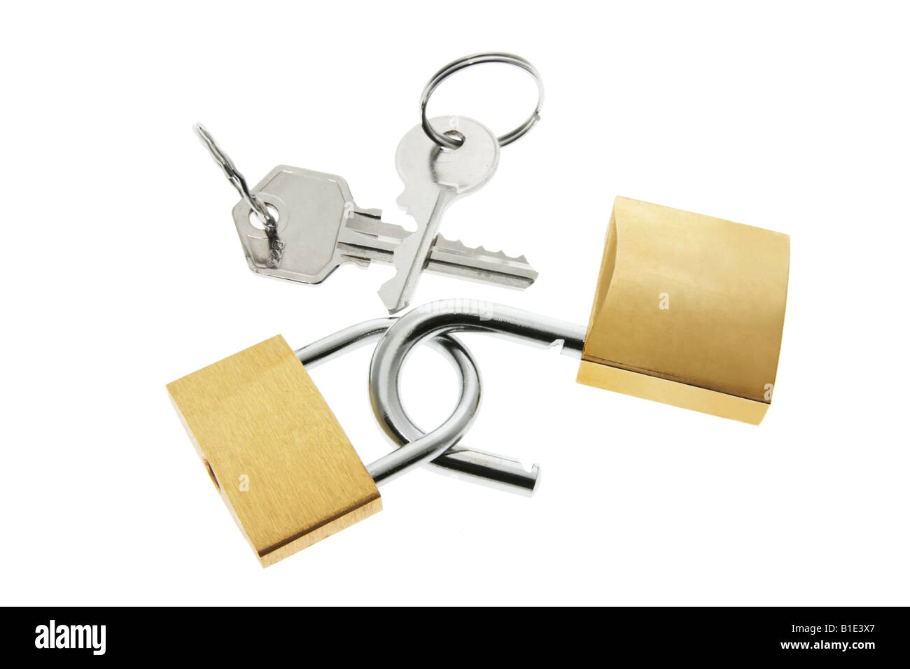 Padlocks and Keys Stock Photo - Alamy
