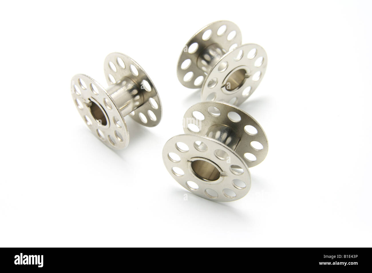 Sewing Machine Bobbins Stock Photo - Alamy