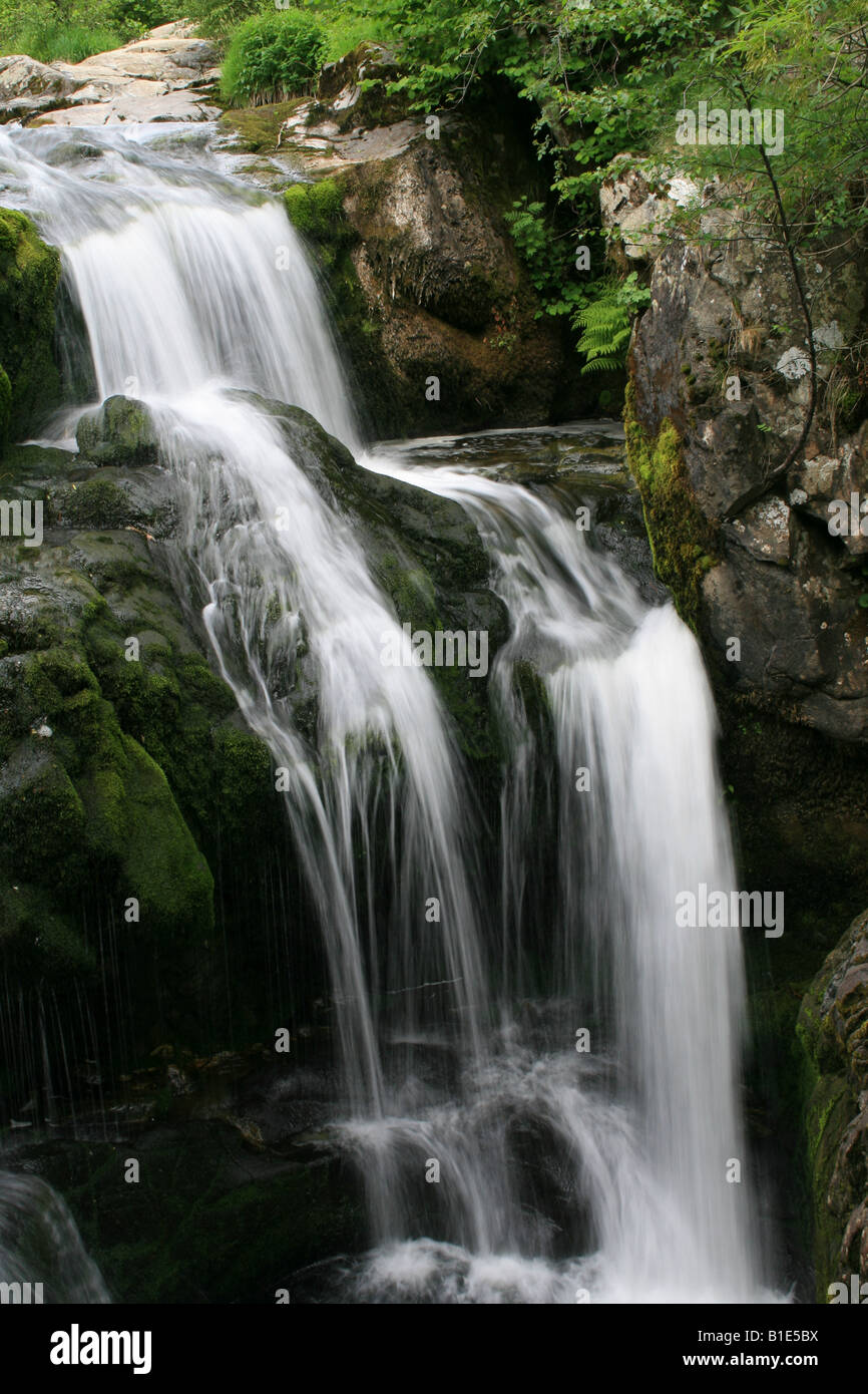 Waterfall in the Lake District Stock Photo - Alamy