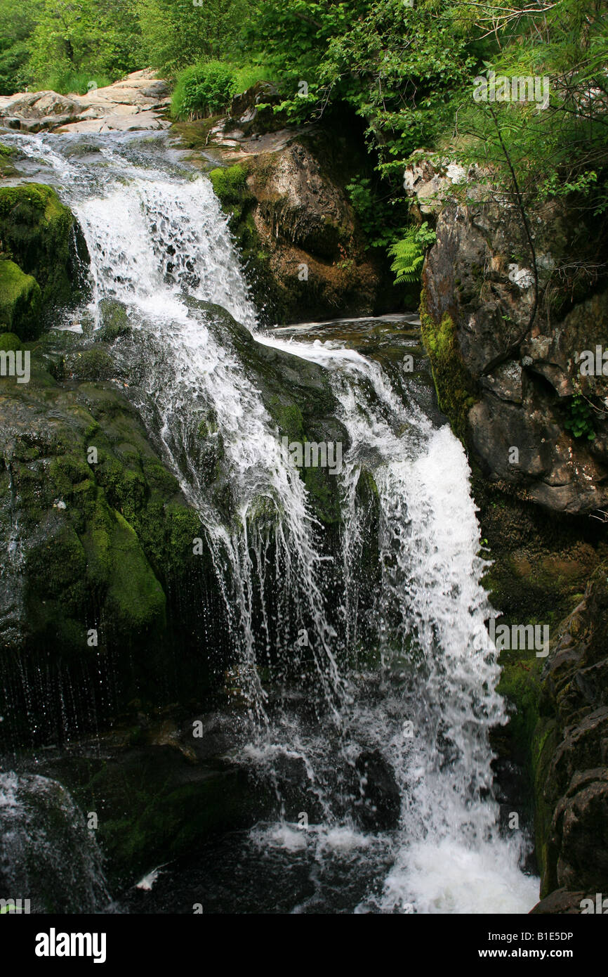 Waterfall in the Lake District Stock Photo - Alamy