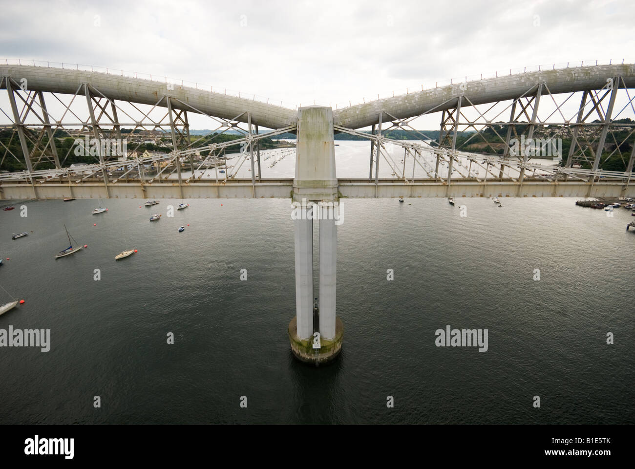 The Tamar Crossings at Saltash Stock Photo - Alamy