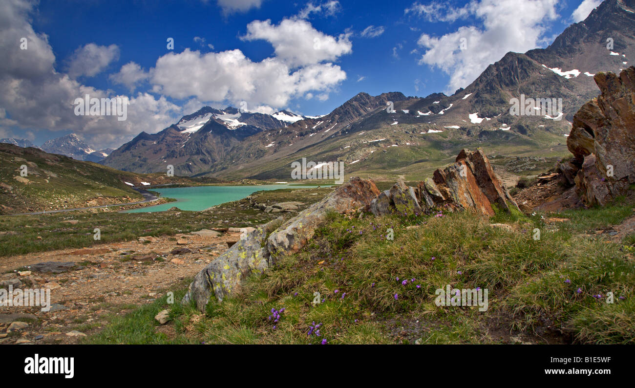 Summit of Gavia Pass, Alps, Northern Italy Stock Photo - Alamy