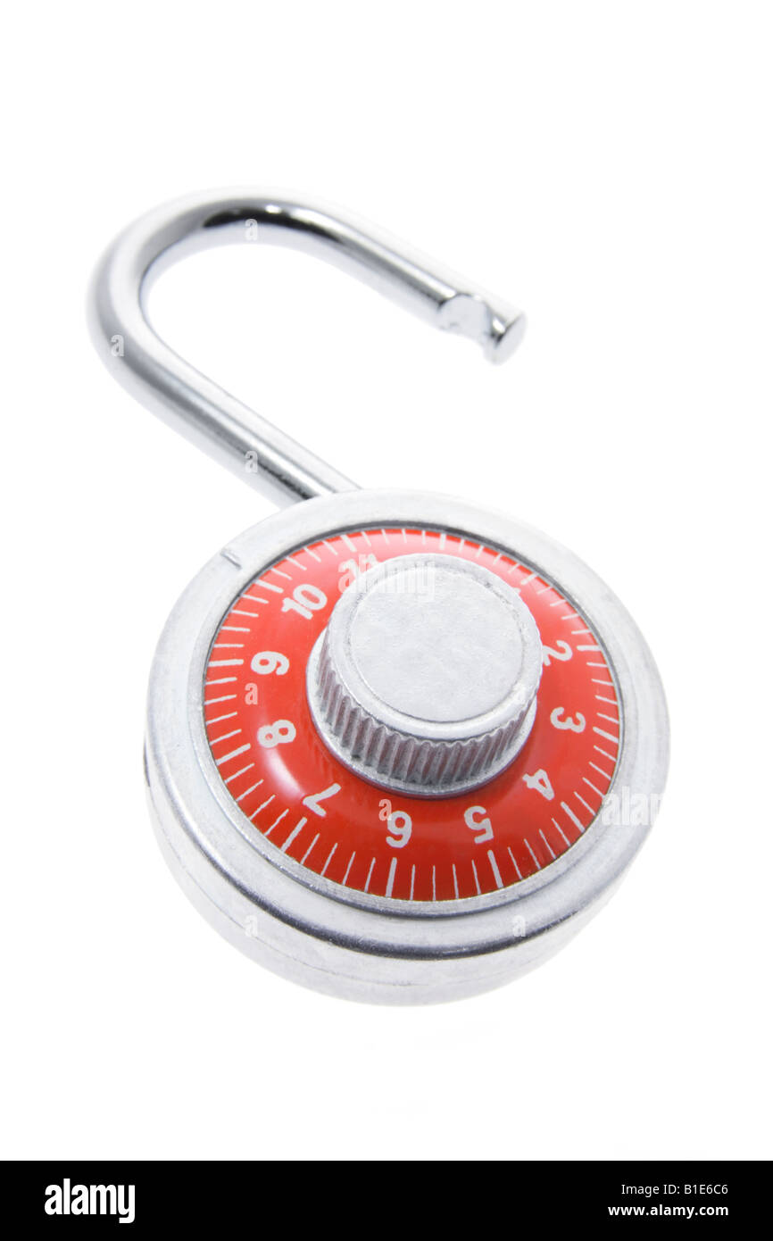 Security code lock Cut Out Stock Images & Pictures - Alamy