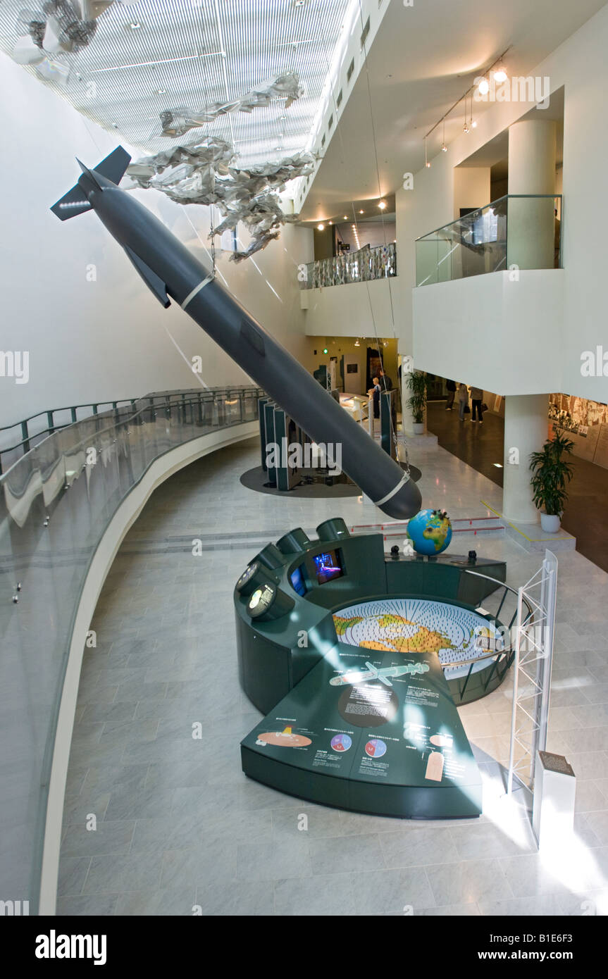 A model of a Cruise Missile in the Nagasaki Atomic Bomb Museum Stock ...