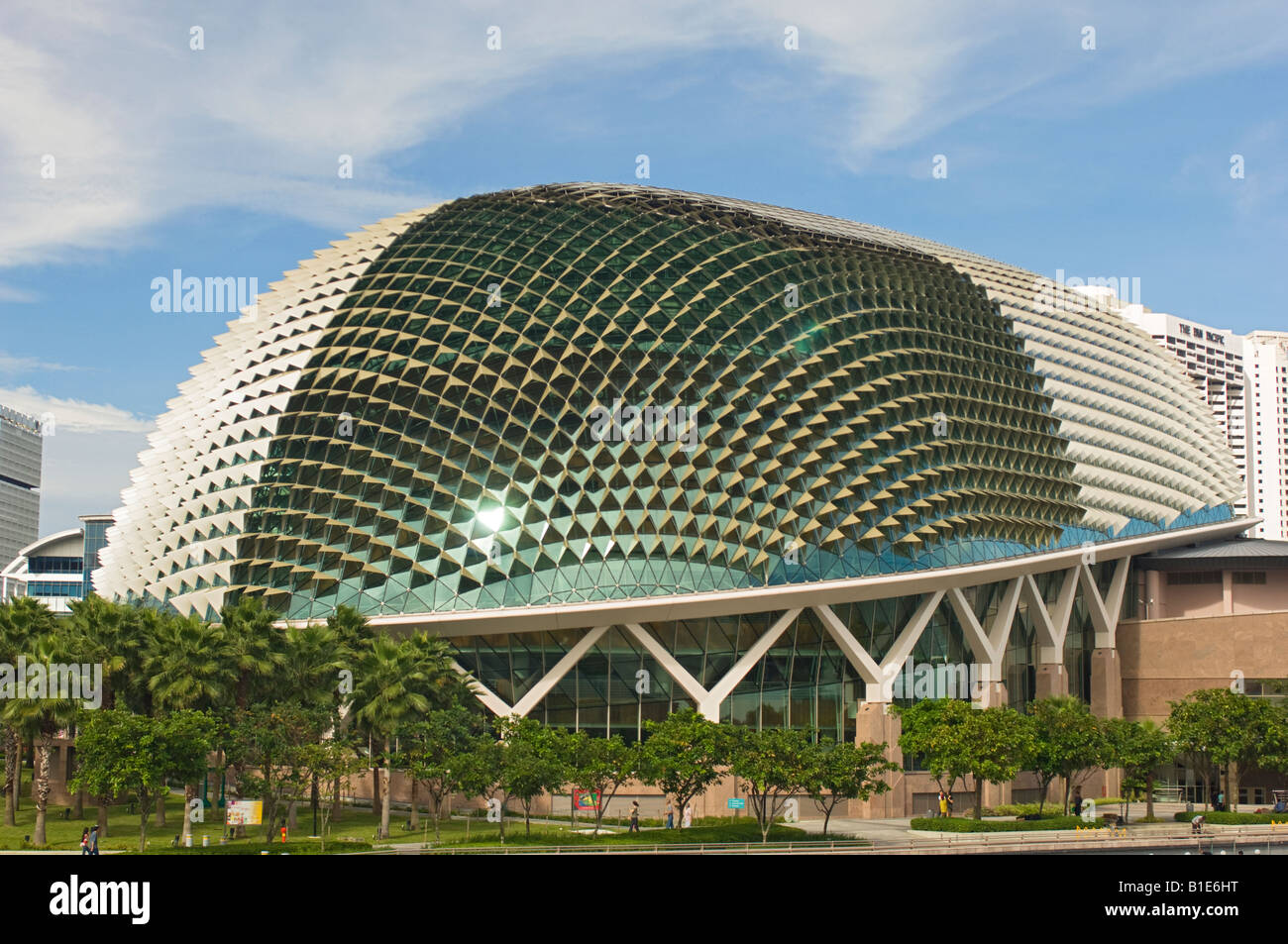 The Esplanade Theatres or The Durian, Singapore Stock Photo - Alamy
