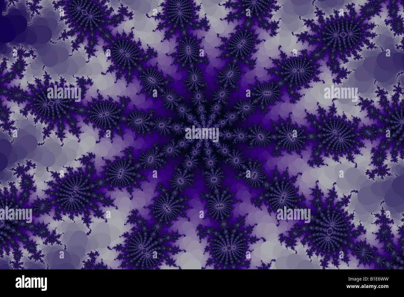 10 pointed fractal star Stock Photo - Alamy