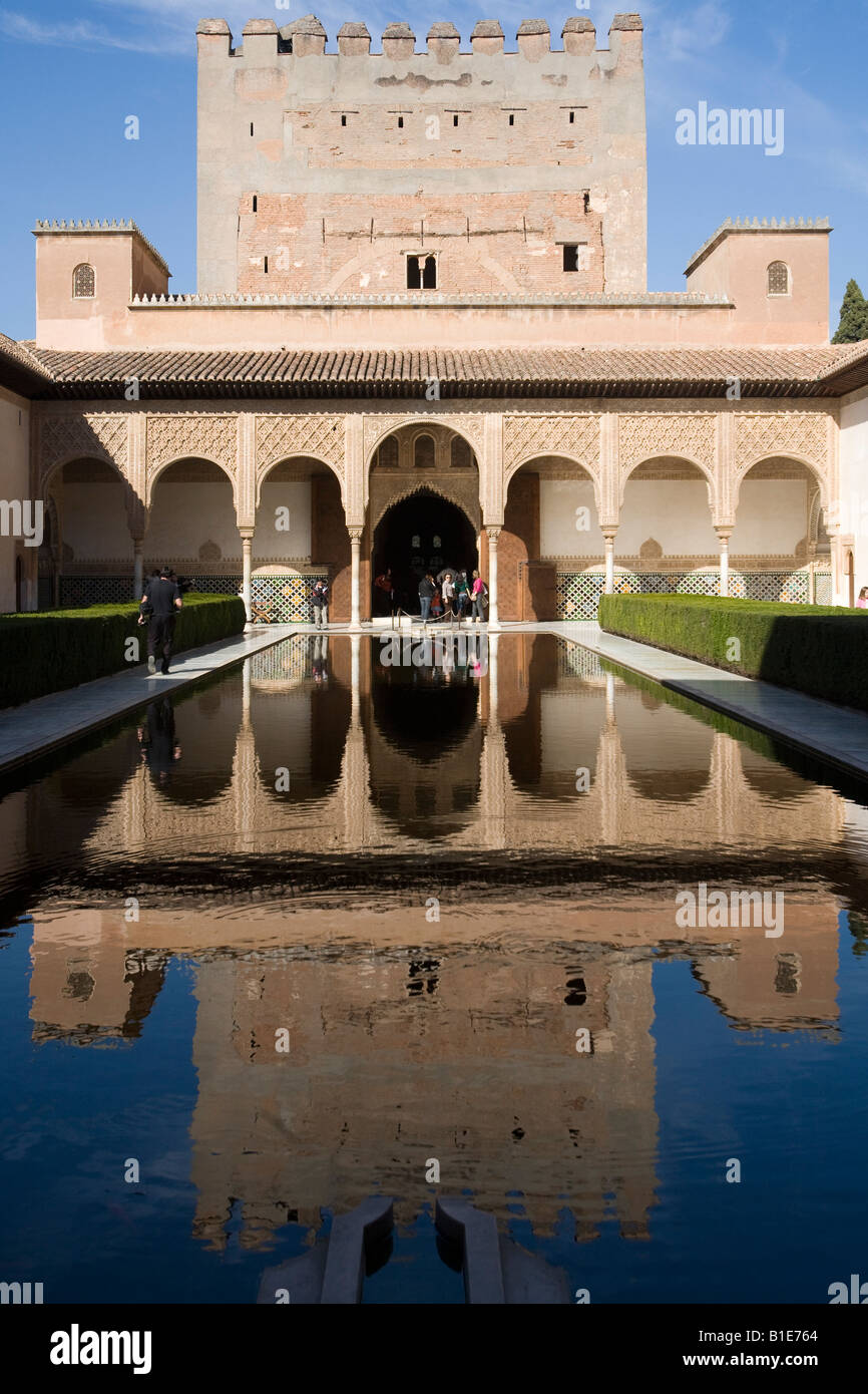 Patio de los Arrayanes, Alhambra, Granada Stock Photo - Alamy