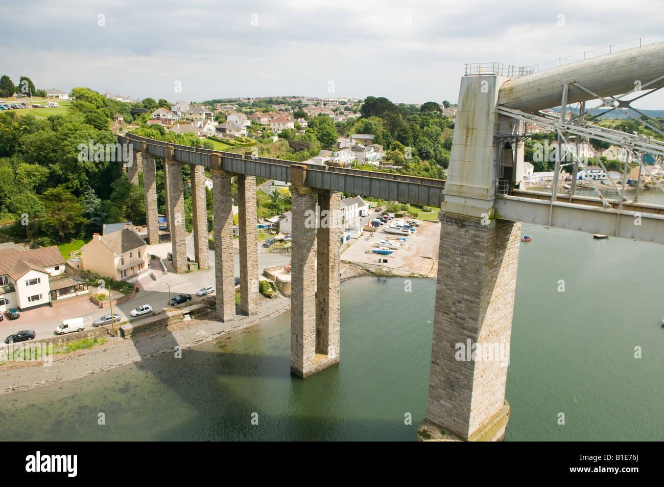 The Tamar Crossings at Saltash Stock Photo - Alamy