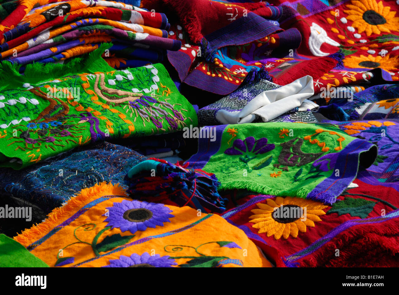 Indigenous textile patterns, Sun Island, Bolivia, South America Stock ...