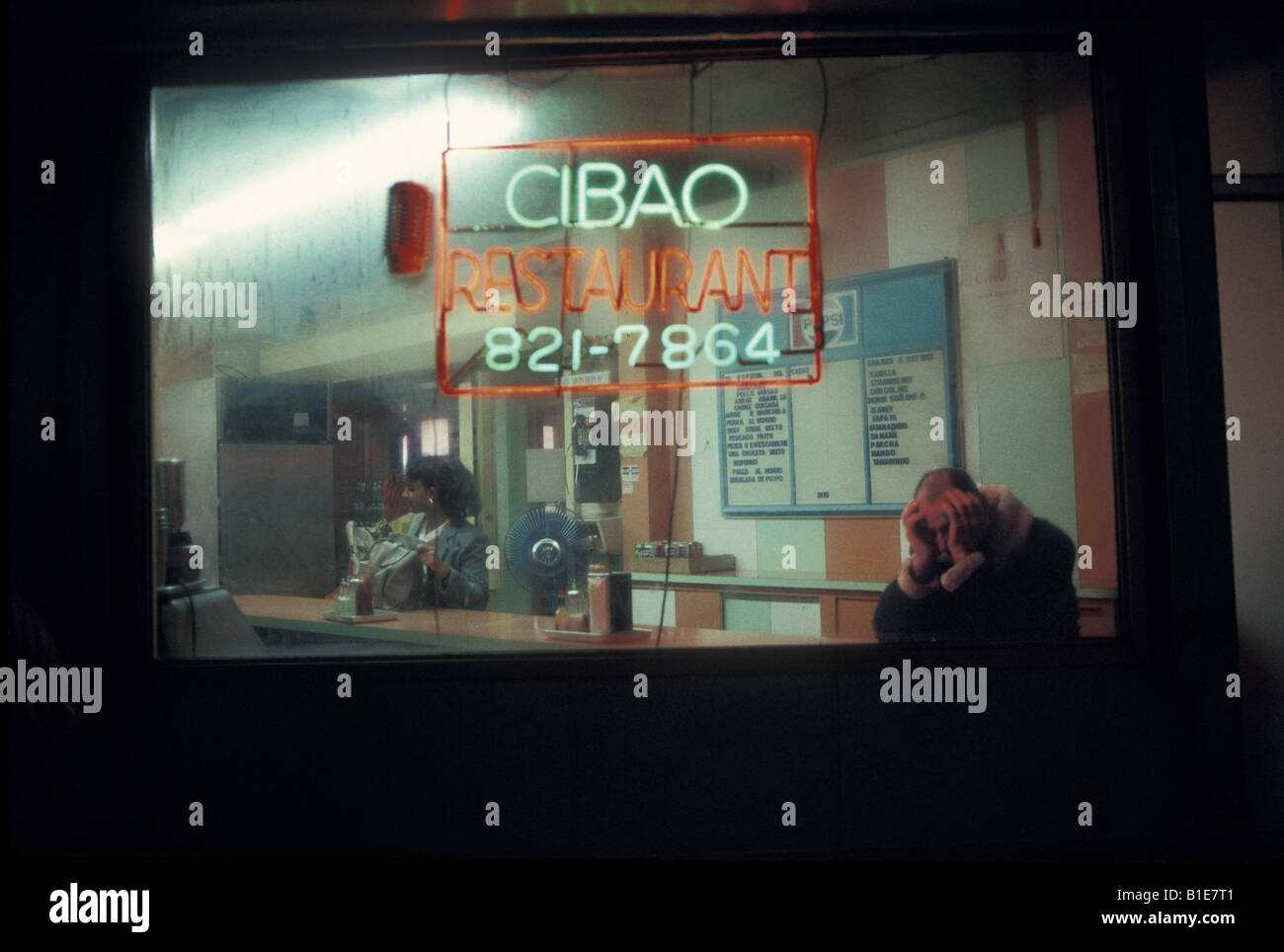 Cibao Restaurant Bushwick Brooklyn New York Stock Photo - Alamy