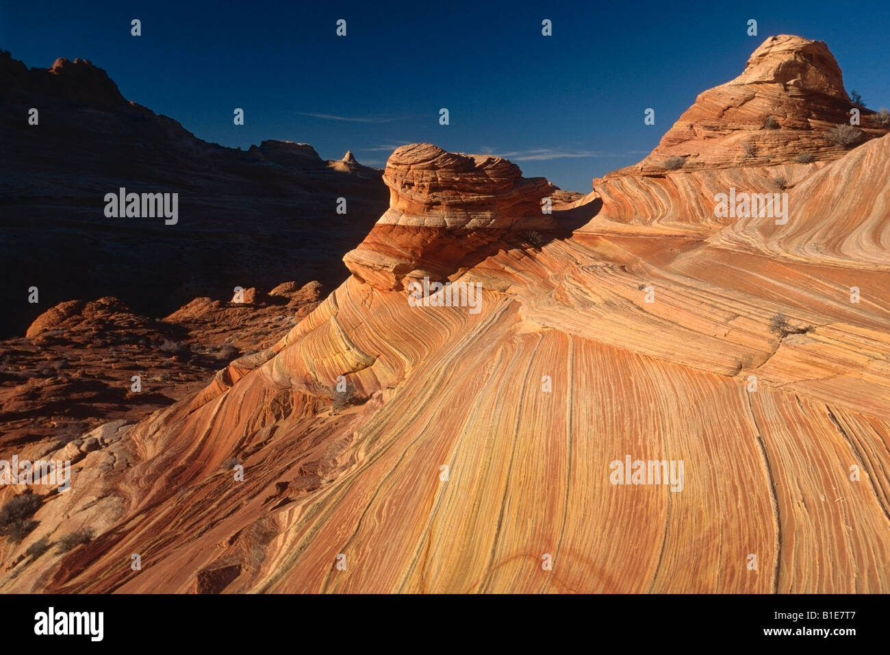 *The Wave* Sandstone Geological formation Vermilion Cliffs national ...