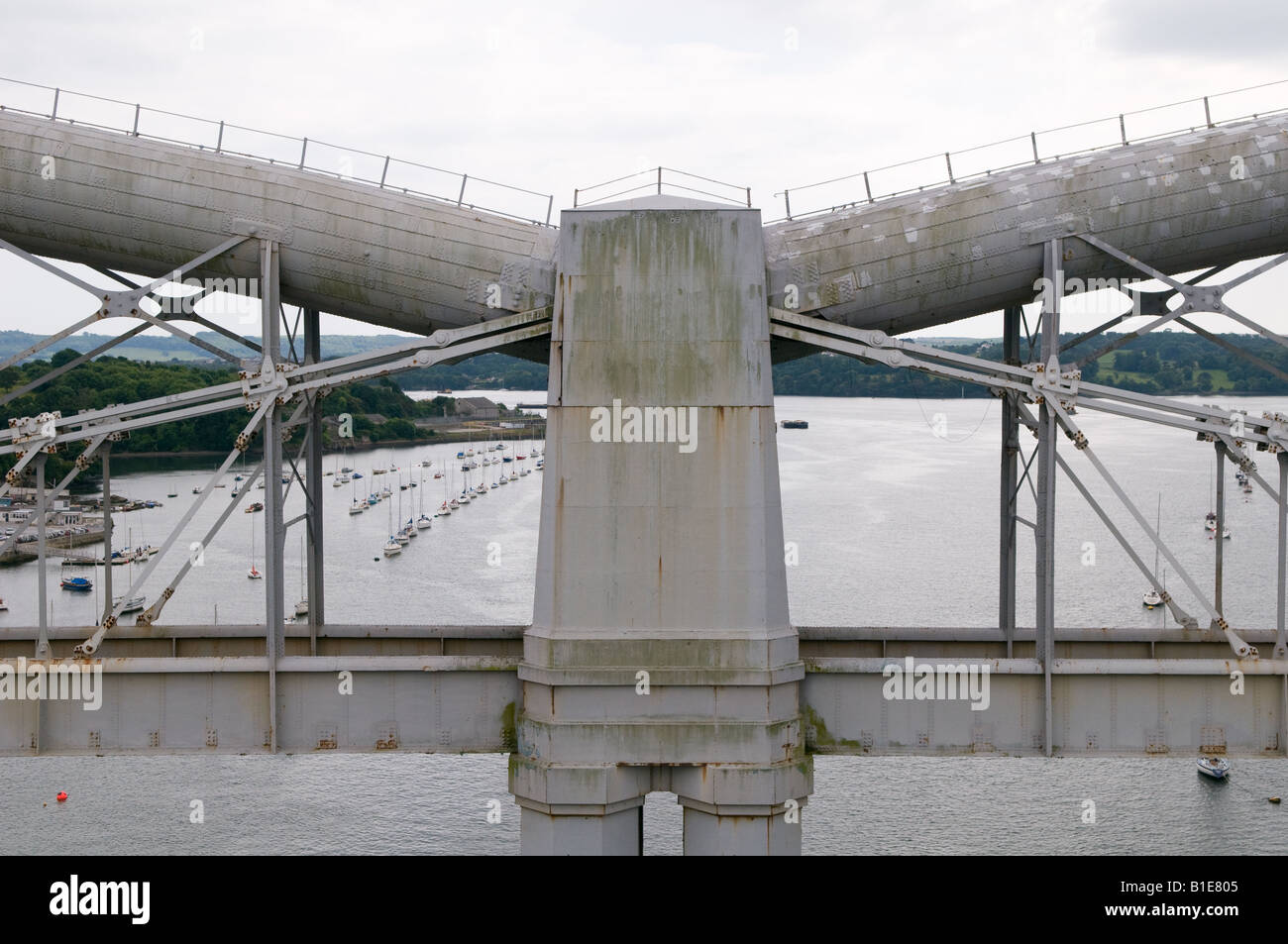 The Tamar Crossings at Saltash Stock Photo - Alamy