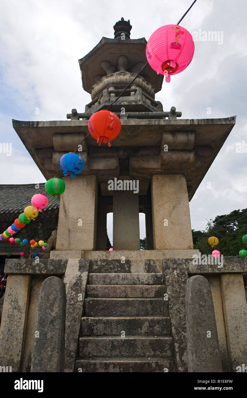 The Dabotap Pagoda, Bulguksa Buddhist Temple, Gyeongju near Busan South ...