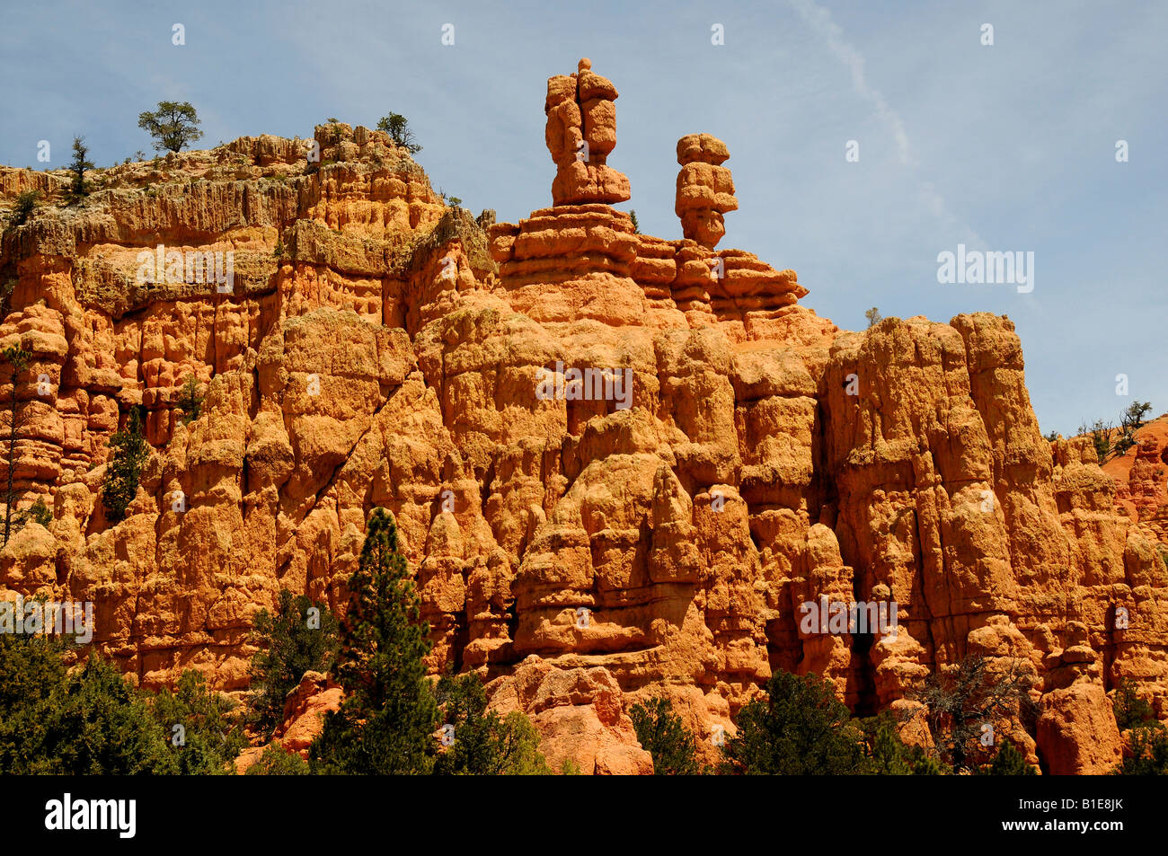 Hoodoos in Red Canyon Utah Stock Photo - Alamy