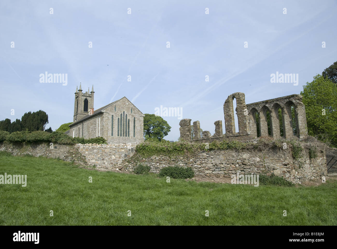 Cathedral St. Edan's, Ferns Stock Photo - Alamy