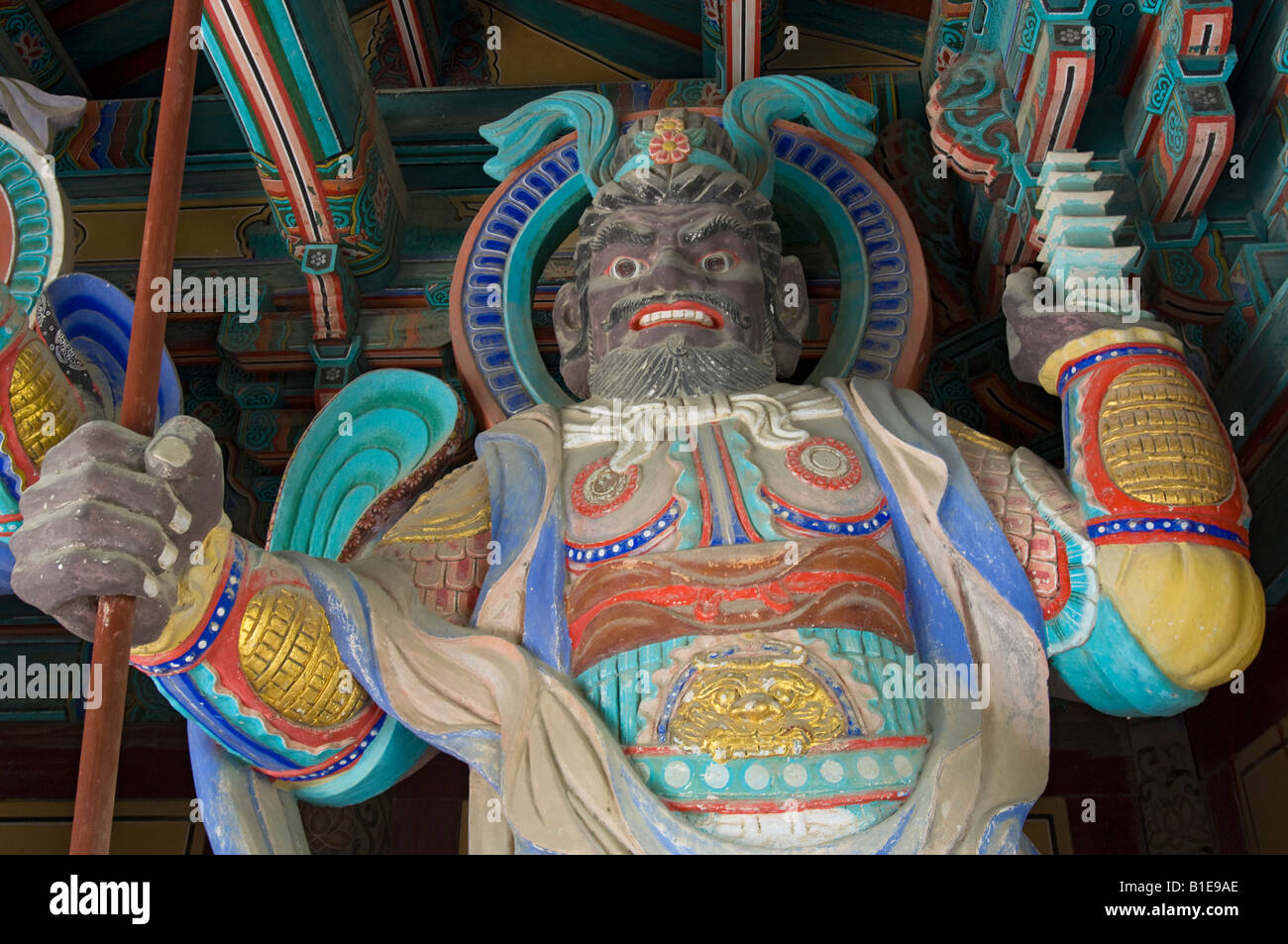 Giant Warden by the gates of Bulguksa Temple, Gyeongju, South Korea ...