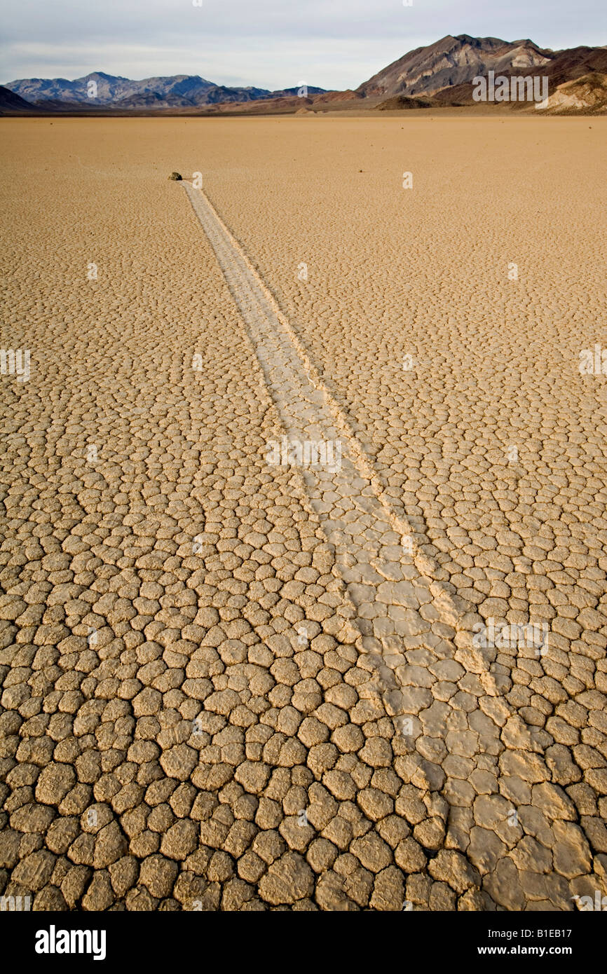 Rock movement phenomena at Race Track Death Valley national Park ...