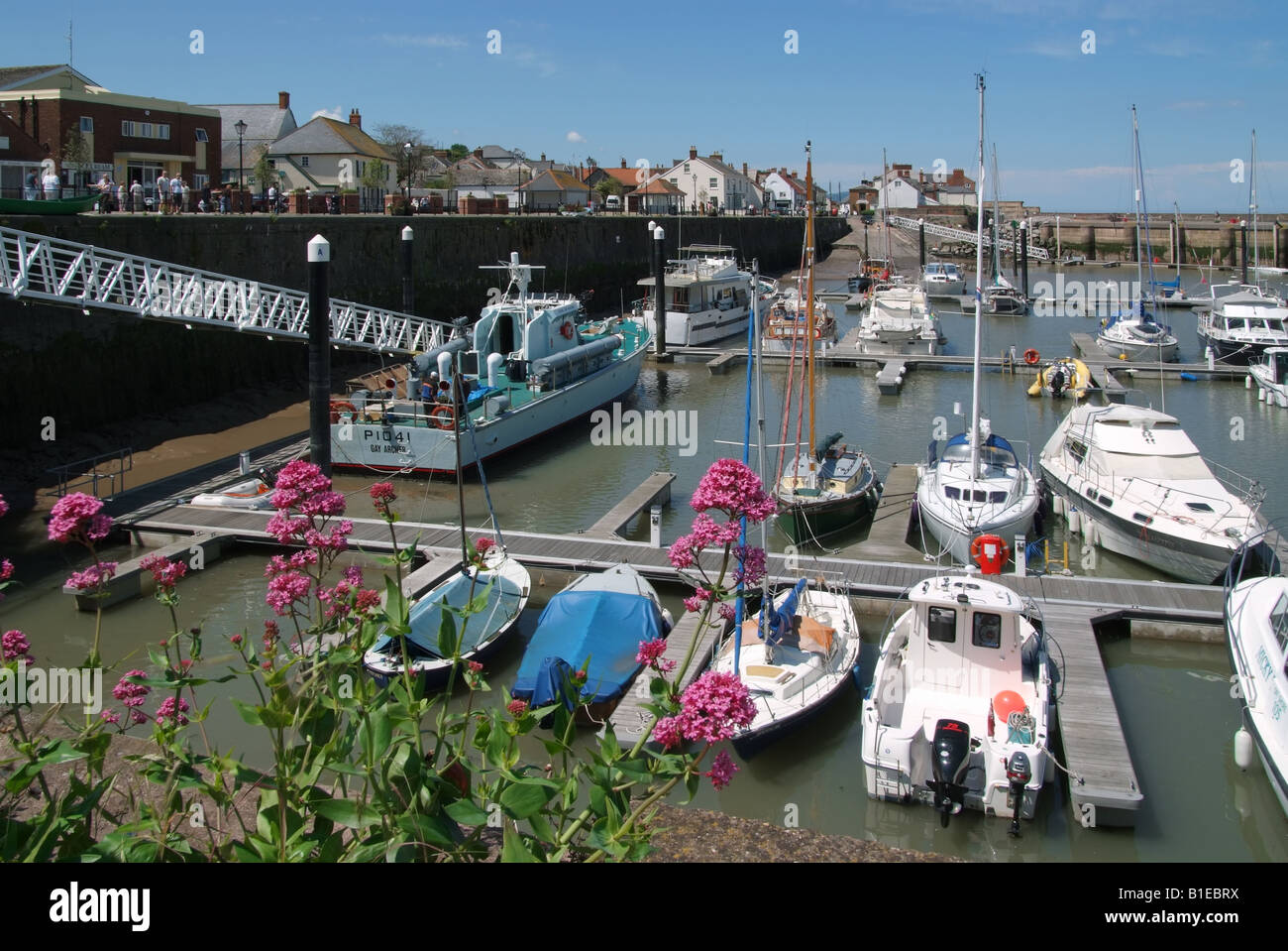 WATCHET HARBOUR. SOMERSET. ENGLAND. UK Stock Photo - Alamy