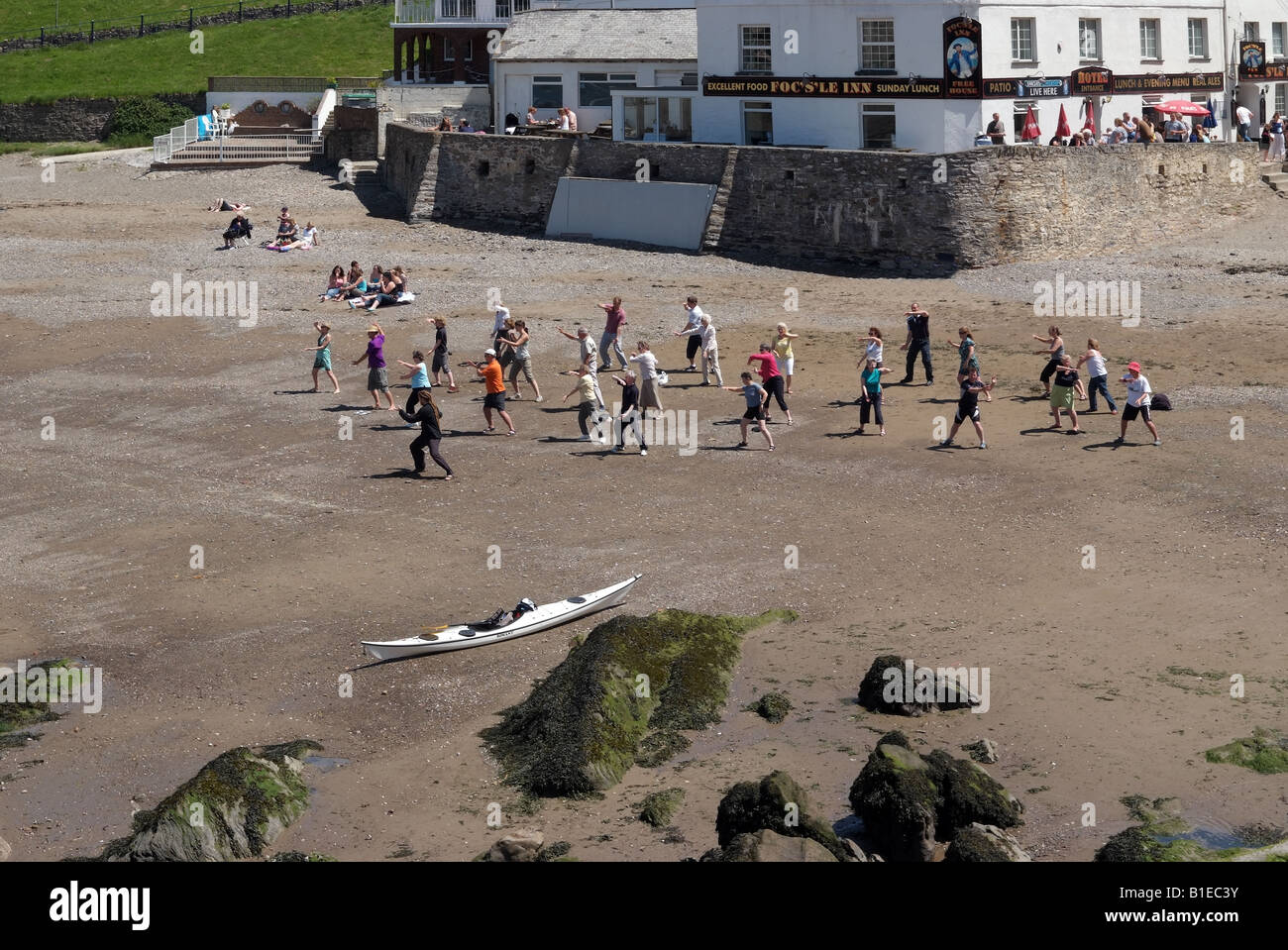 Combe martin beach hi-res stock photography and images - Alamy