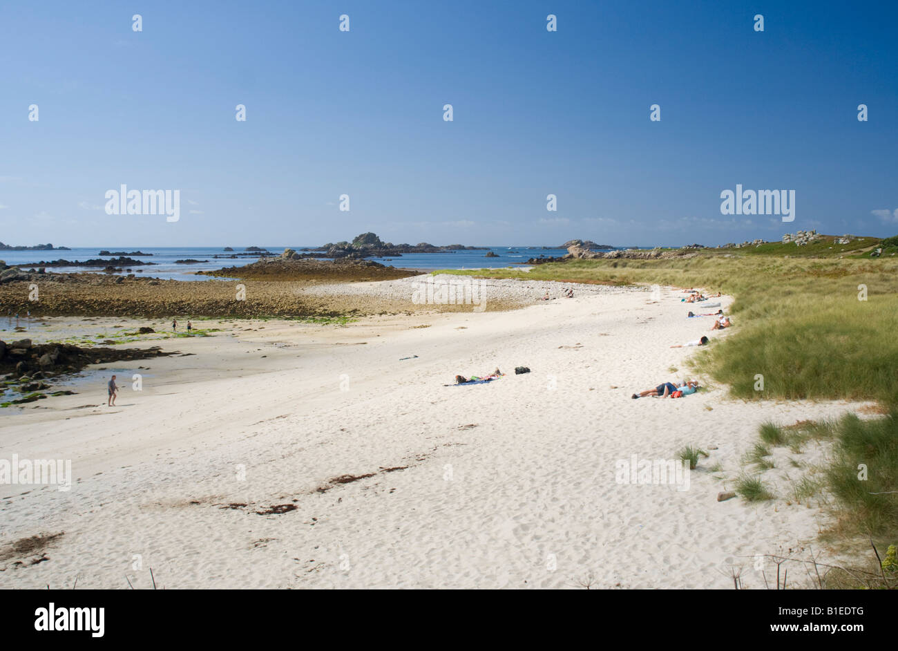 Great Rushy Bay, Bryher, Isles of Scilly Stock Photo - Alamy