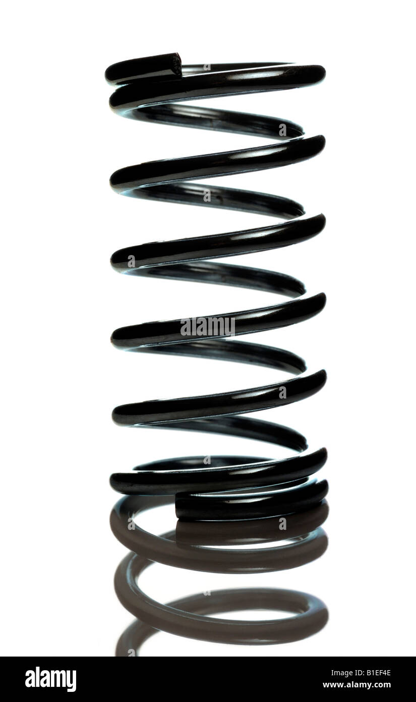 Small metal spring Stock Photo - Alamy