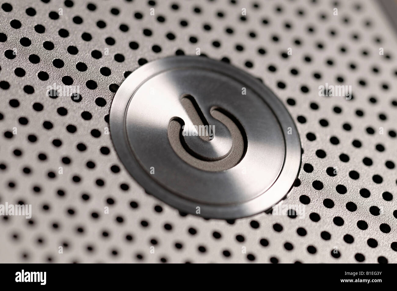 Power on button Stock Photo - Alamy