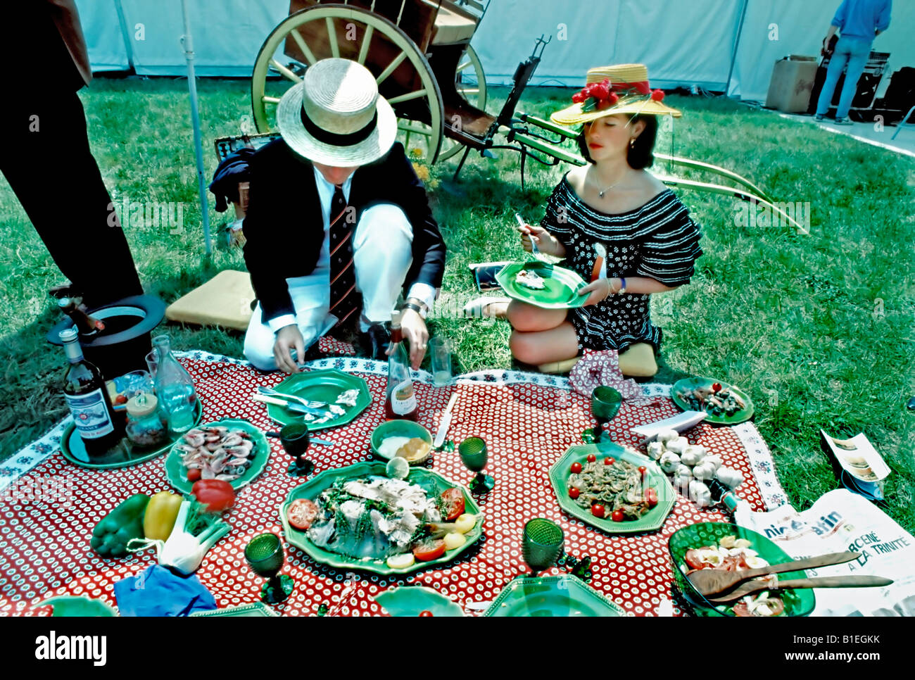 Chantilly France, Annual Spring Social Event ,"Her-mes Hor-se Race ...