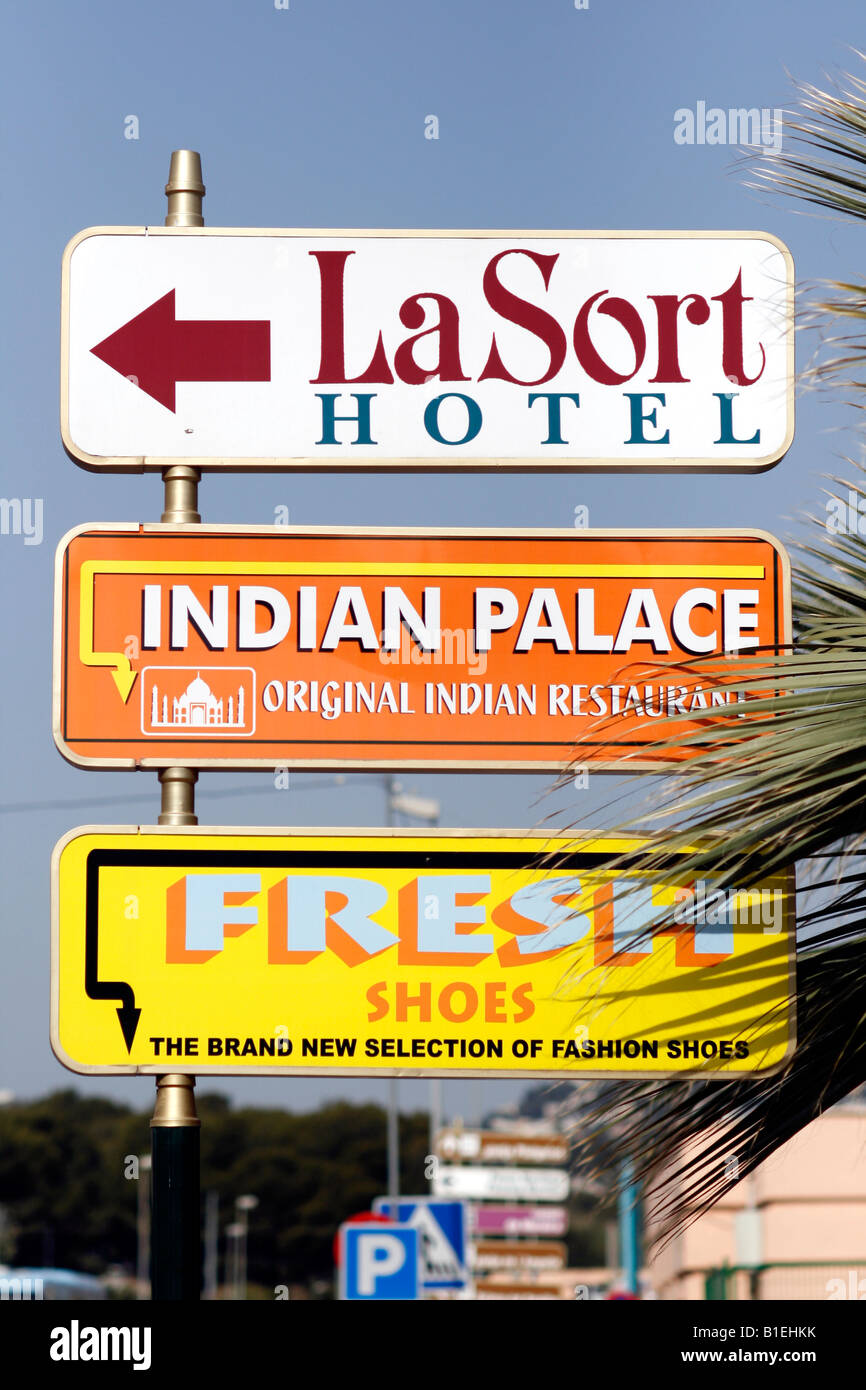 Indian restaurant sign hi-res stock photography and images - Alamy