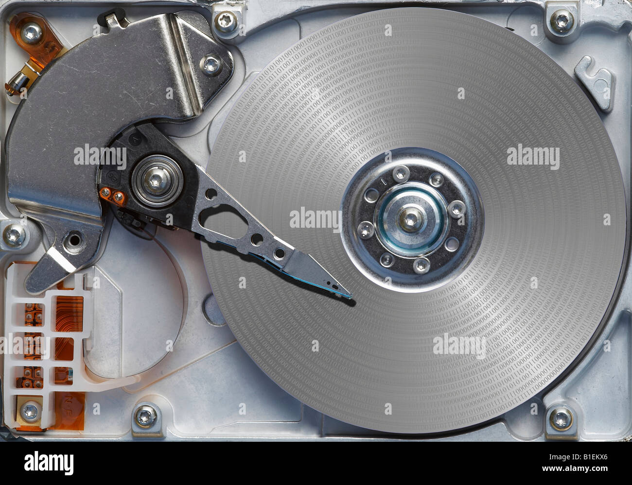 data on the hard disc - search Stock Photo - Alamy
