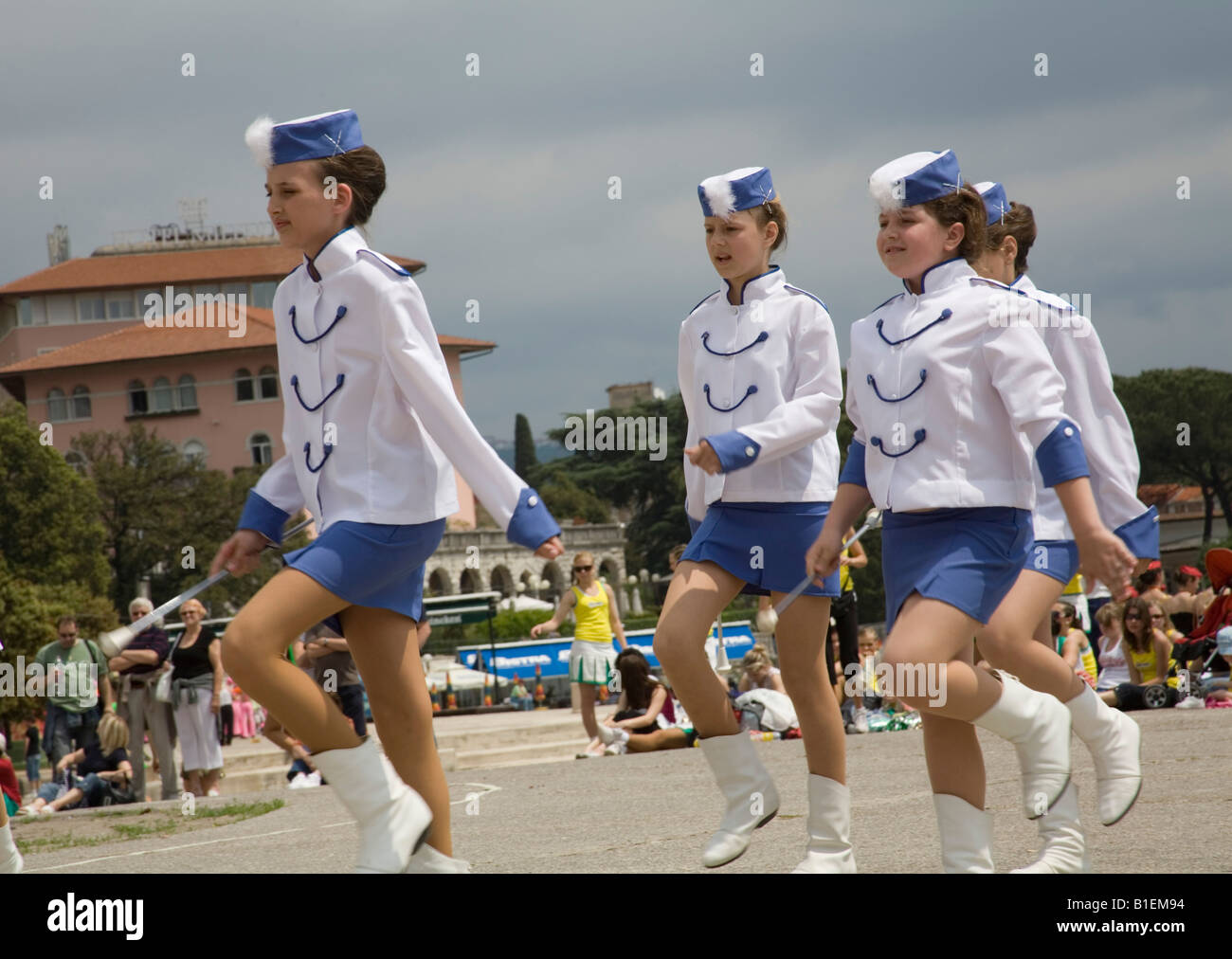 Opatija Istria Croatia Europe May Close up of girls from Czech Republic ...