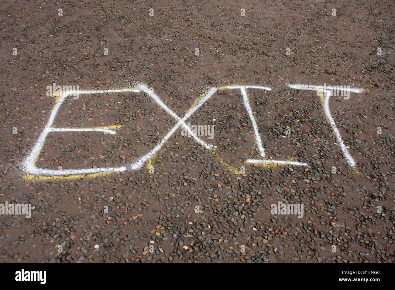 Sprayed on the road hi-res stock photography and images - Alamy