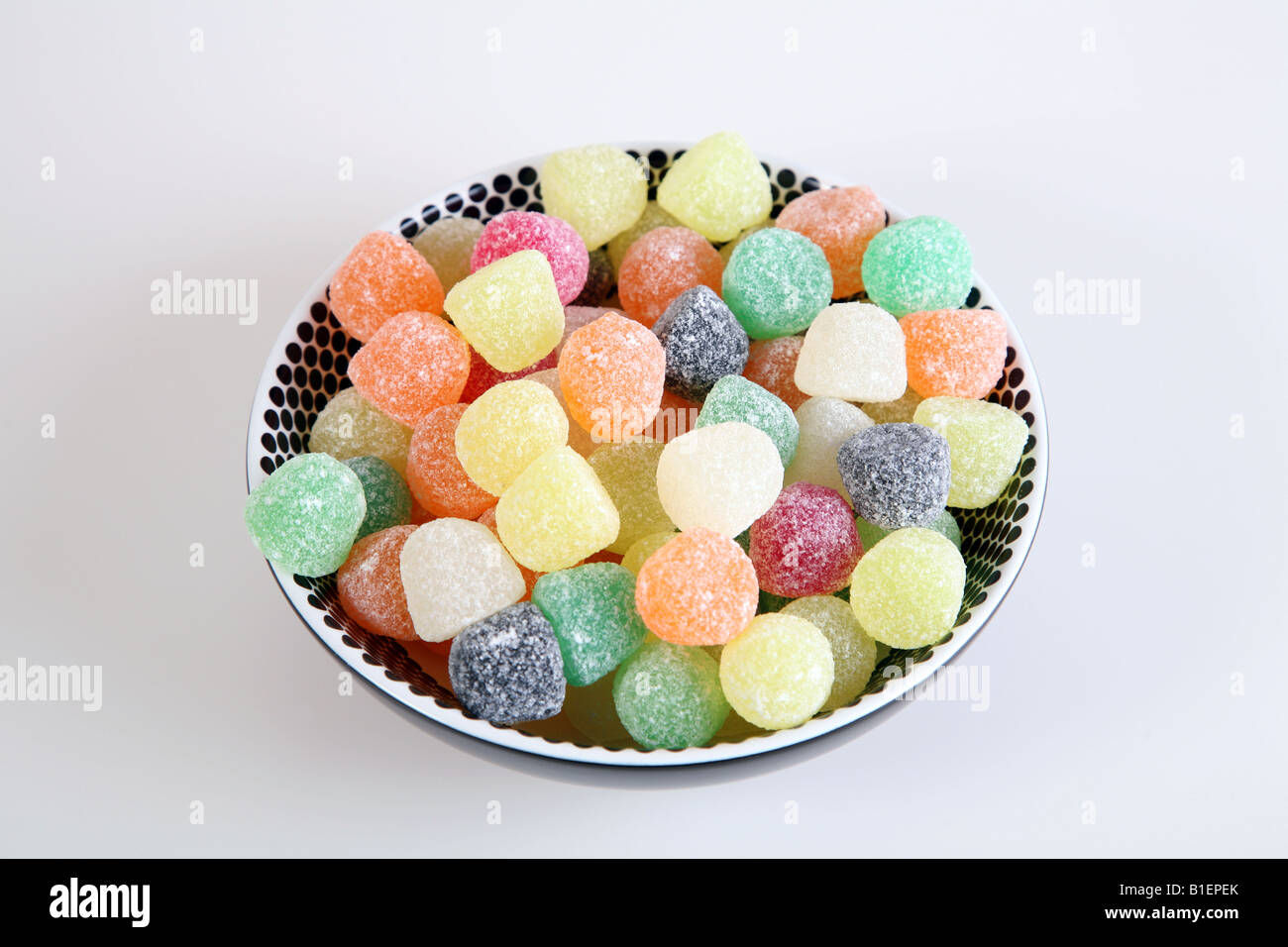 American hard Gums in a bowl Stock Photo - Alamy