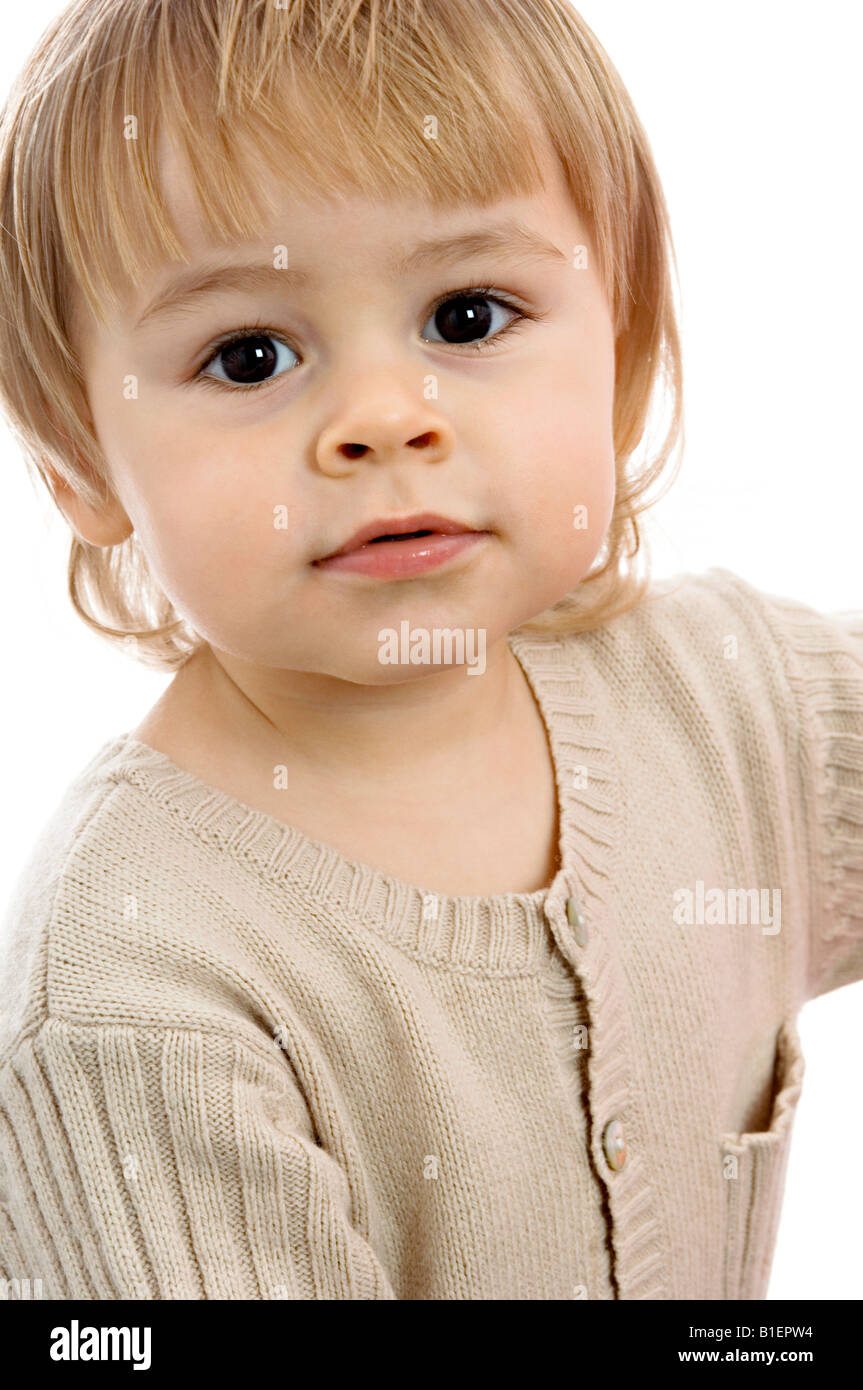 Portrait of a baby boy smiling Stock Photo - Alamy
