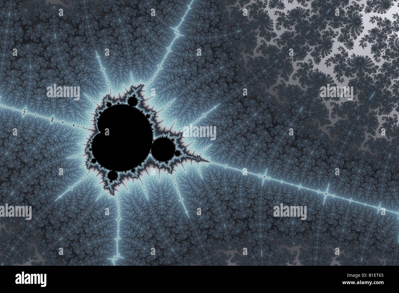 A mini mandelbrot nestles inside its big cousin Stock Photo - Alamy